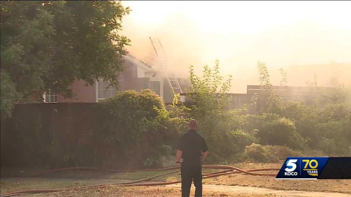 OKC homeowner describes house catching fire amid yard work