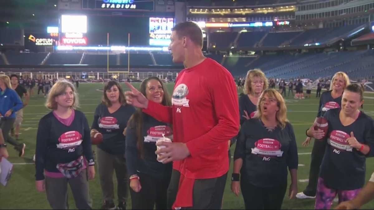 Gronk football boot camp for women combines fun, fundamentals