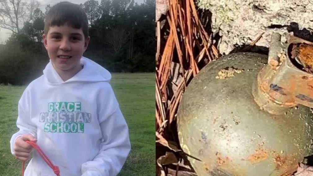 Trip takes dangerous turn after child finds explosive while fishing