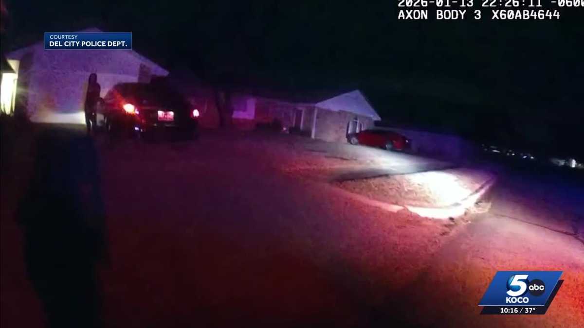 Del City police release bodycam footage of teen's brief pursuit