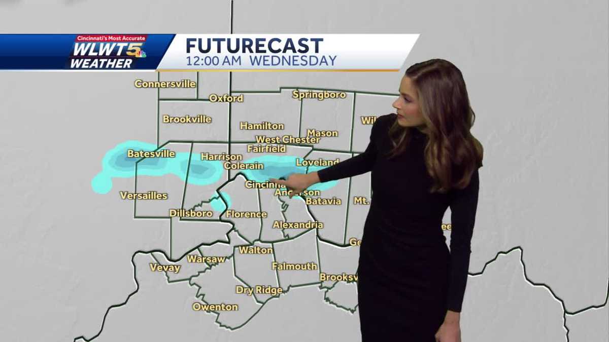 Frigid tonight; chance of snow tomorrow night