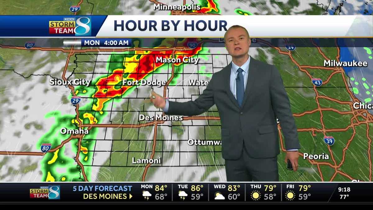 Iowa weather: Storms overnight, then ahead this week
