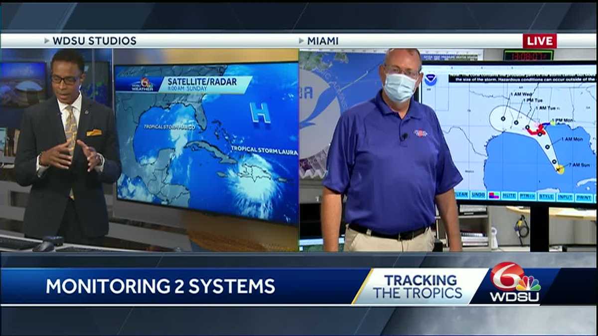 NHC Director provides insight on Tropical storms Marco, Laura