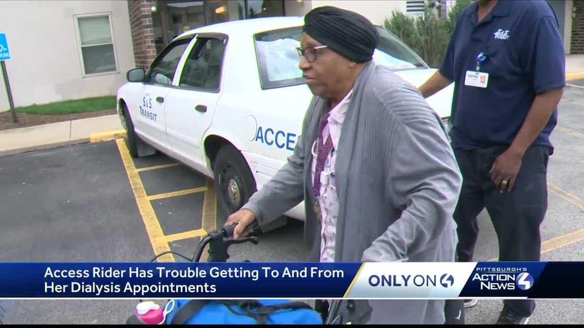 Access rider has trouble getting to and from her dialysis appointments