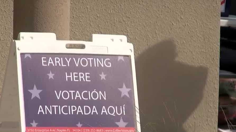 Florida early voters flock to polling locations