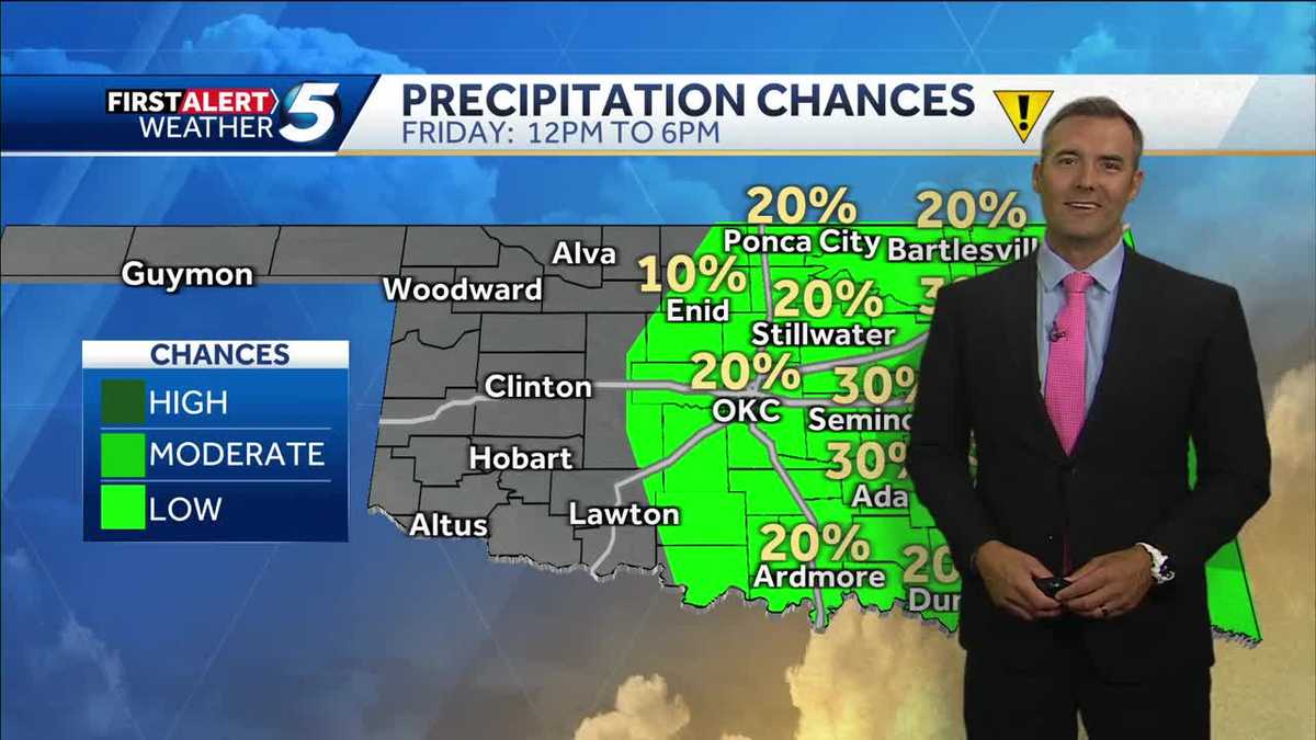 FORECAST: Low chance of rain today