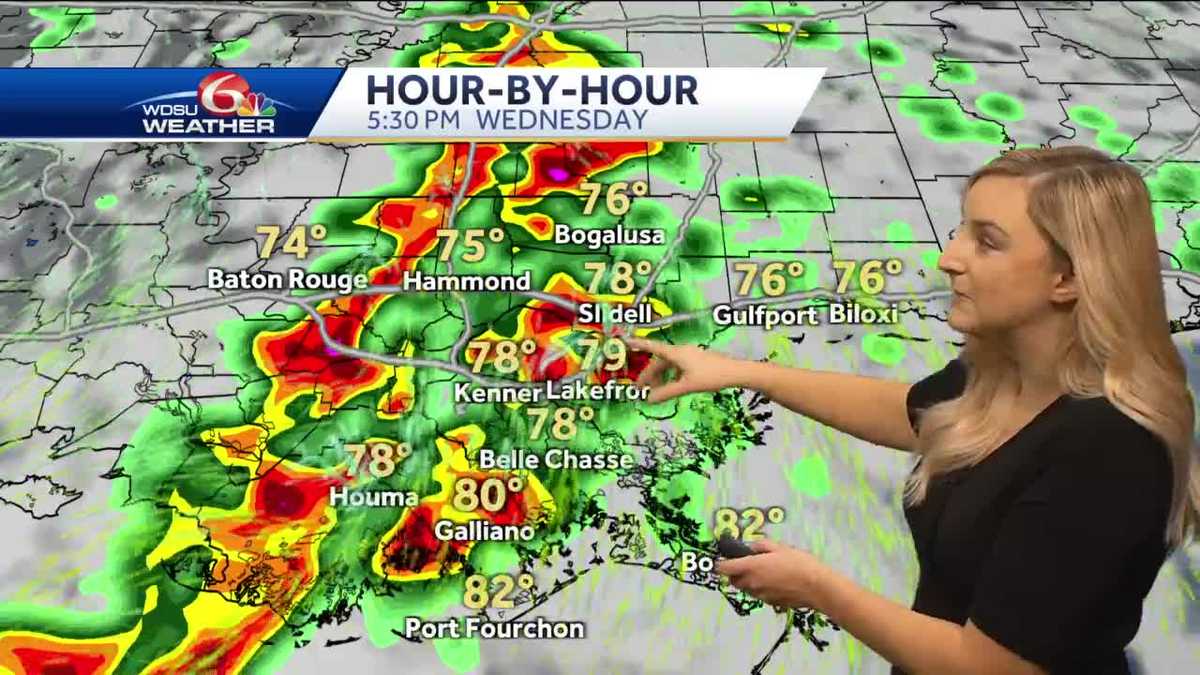 Warm and dry today, storms tomorrow