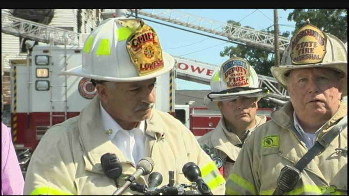 Raw Video: Lowell mayor, officials discuss fatal fire