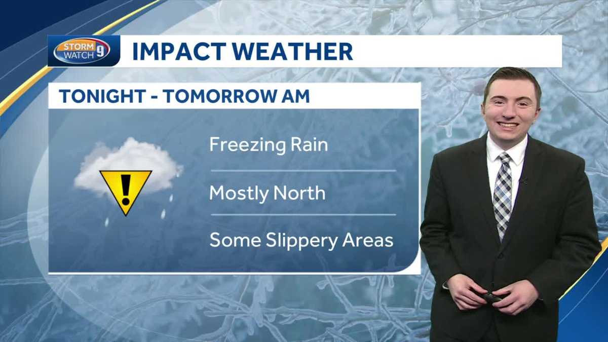 NH forecast video: Freezing rain in northern New Hampshire