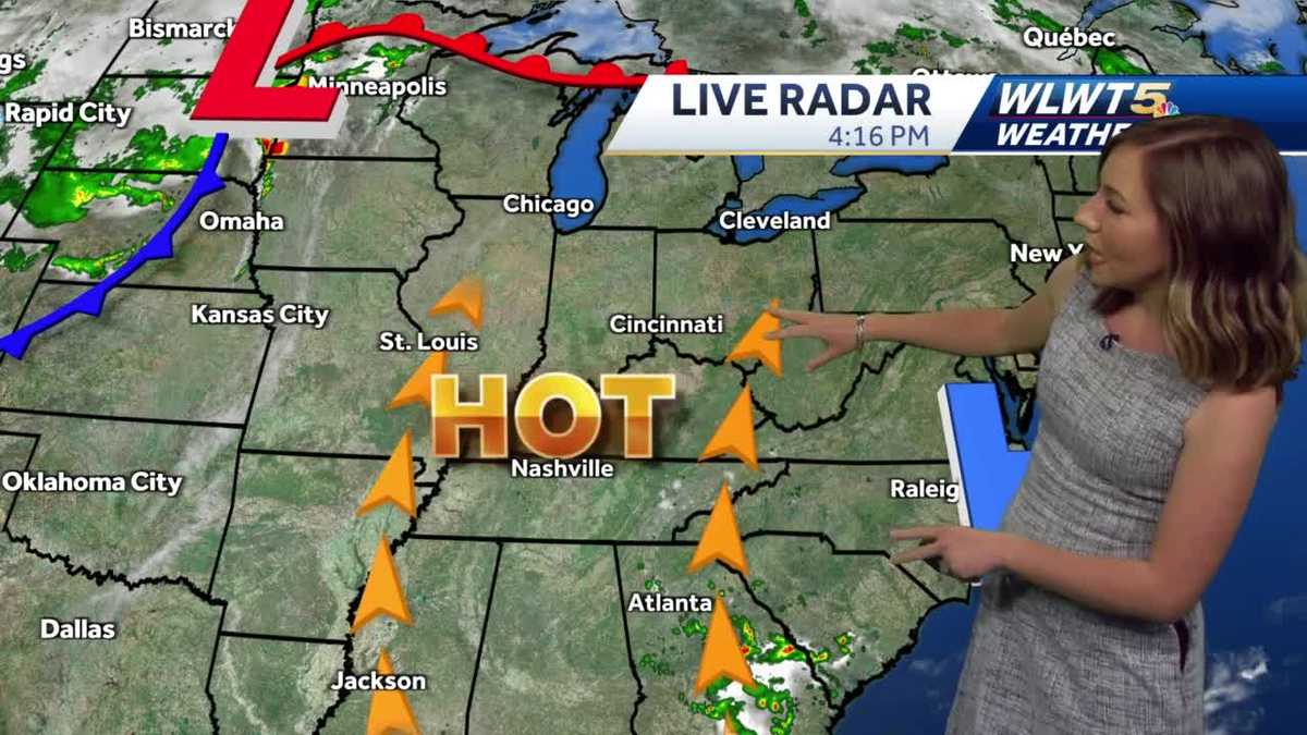 Hot weather continues on