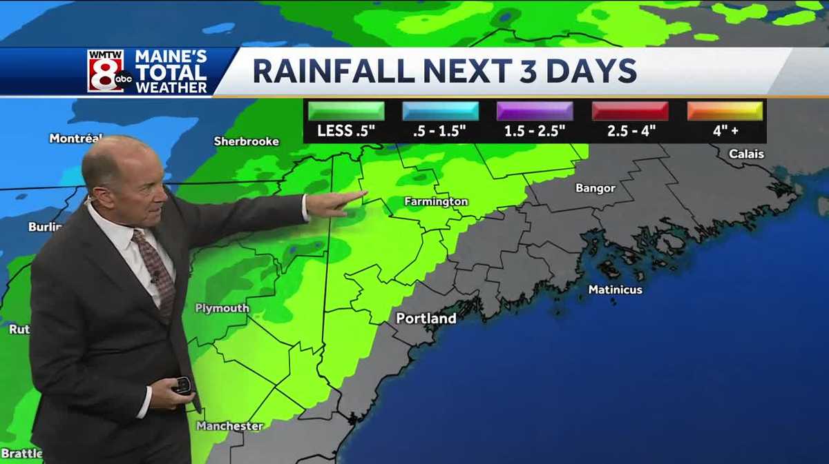 A look at where showers may pop up Wednesday