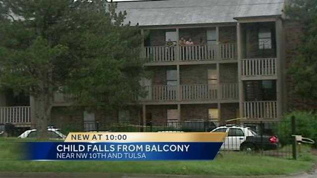 Police: Child falls from balcony