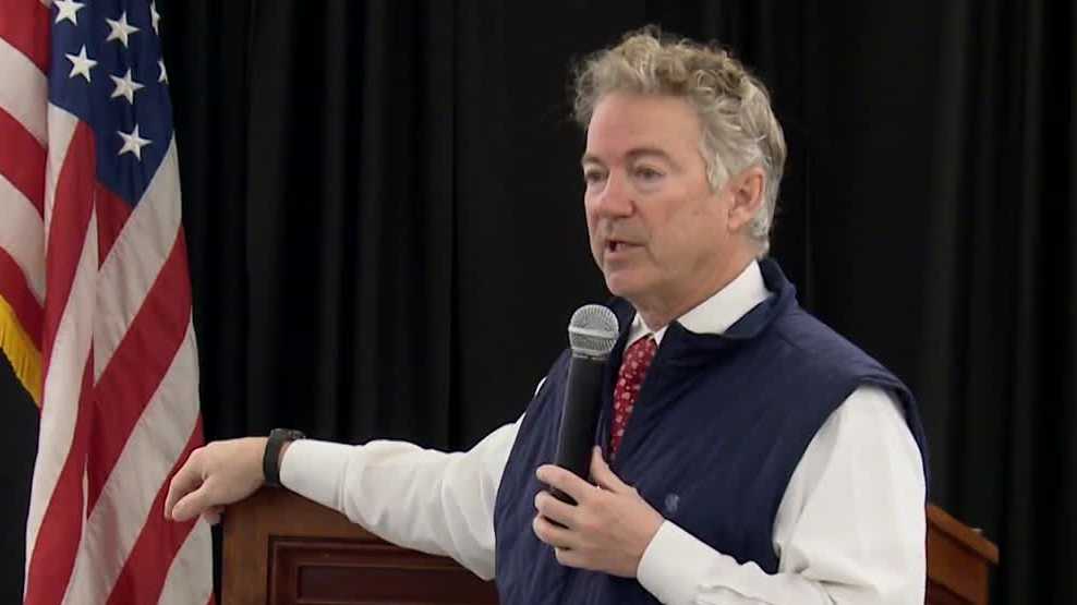 Sen. Rand Paul speaks with business owners in Louisville