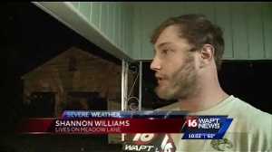 Flash flooding in Brandon