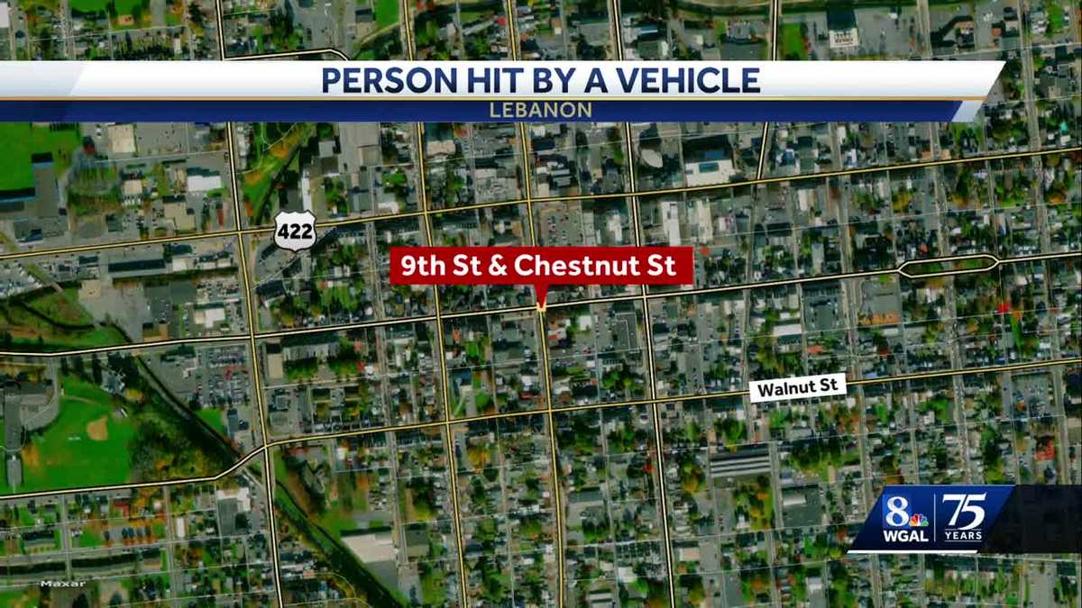 Person rushed to hospital after being struck by vehicle in Lebanon ...