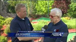 Mike Harvey and Joe DeNardo at Heath Miller Classic for WTAE Project ...