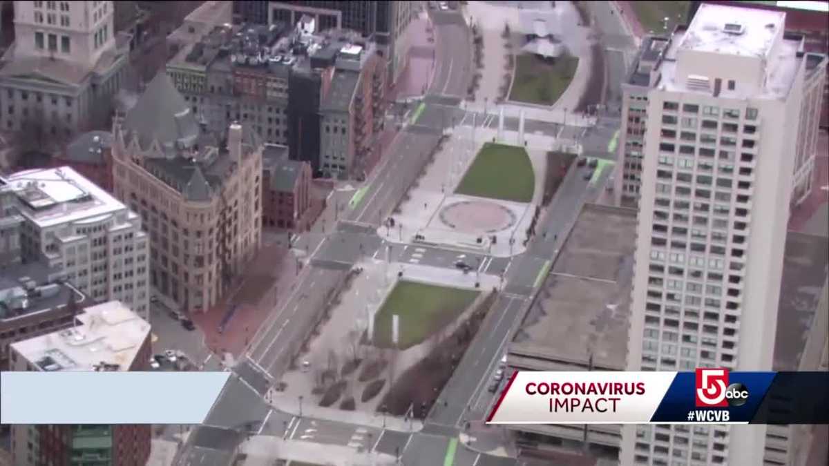 Empty Boston reacts to stay-at-home advisory