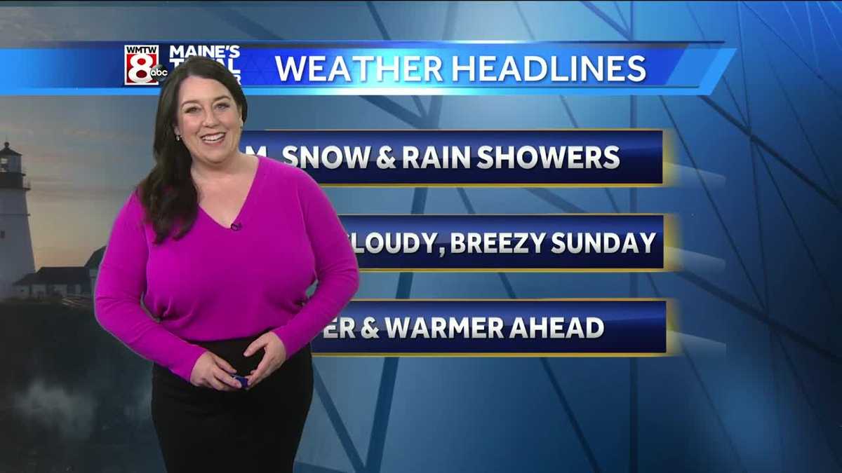 Saturday showers, more weekend clouds than sun