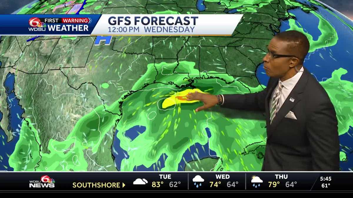 Cloudy today, stormy Wednesday