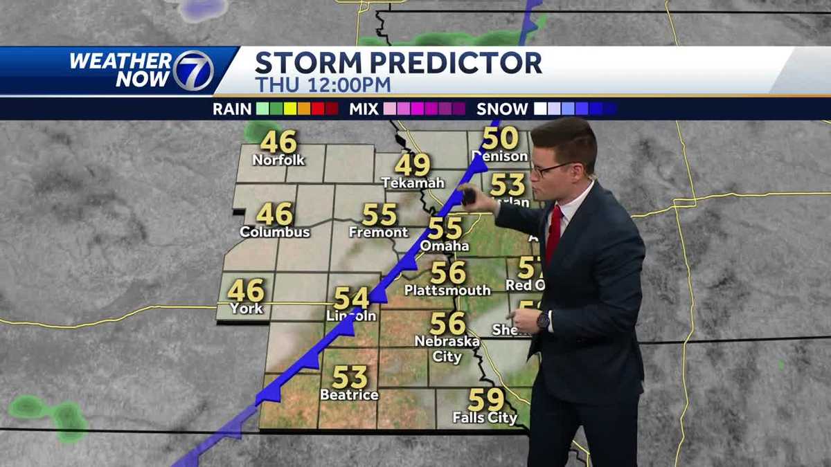 Omaha morning weather forecast for Thursday, February 8