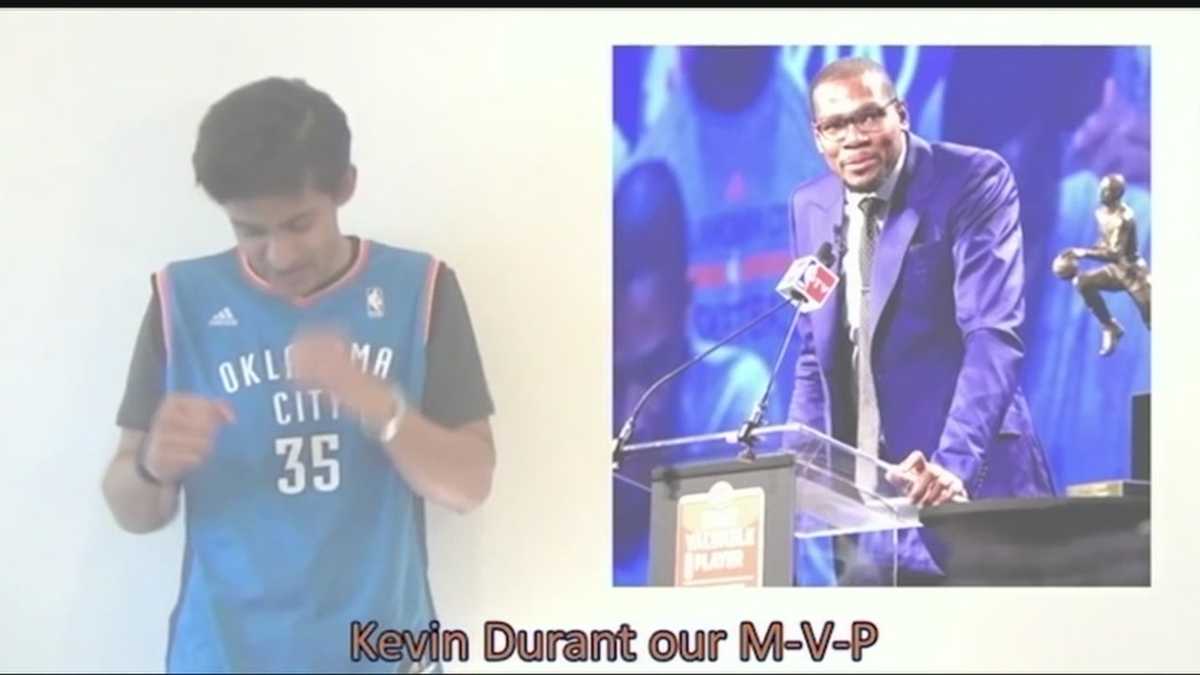 Thunder fans perform rap about team
