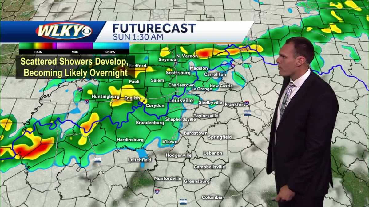 Rain develops through tonight