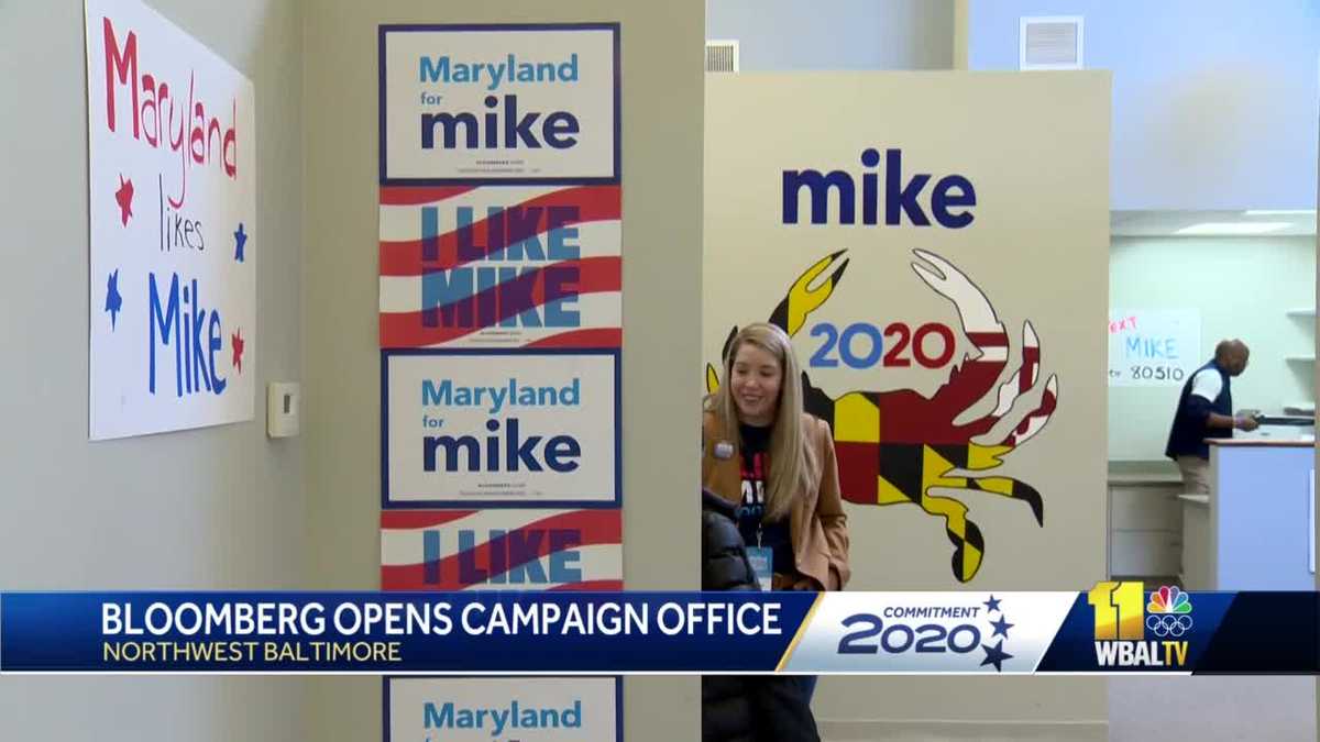 Race for president: Bloomberg campaign opens Baltimore headquarters