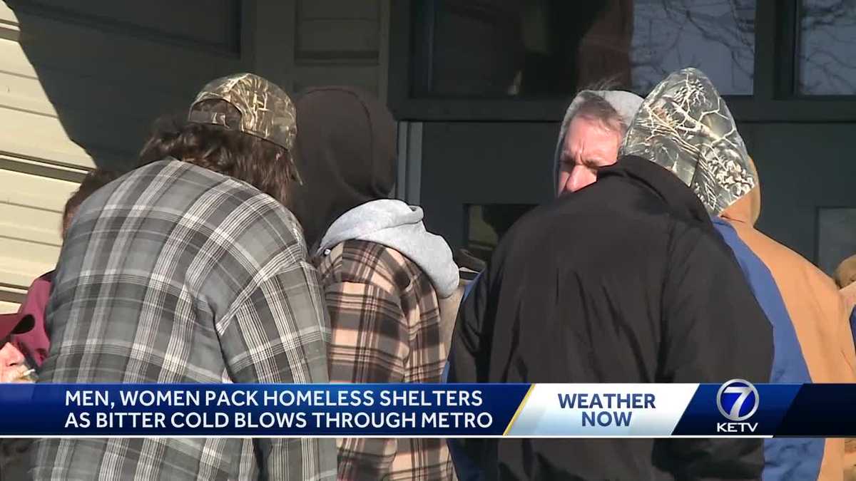 Crowds pack homeless shelters as bitter cold, wind chills blow through ...