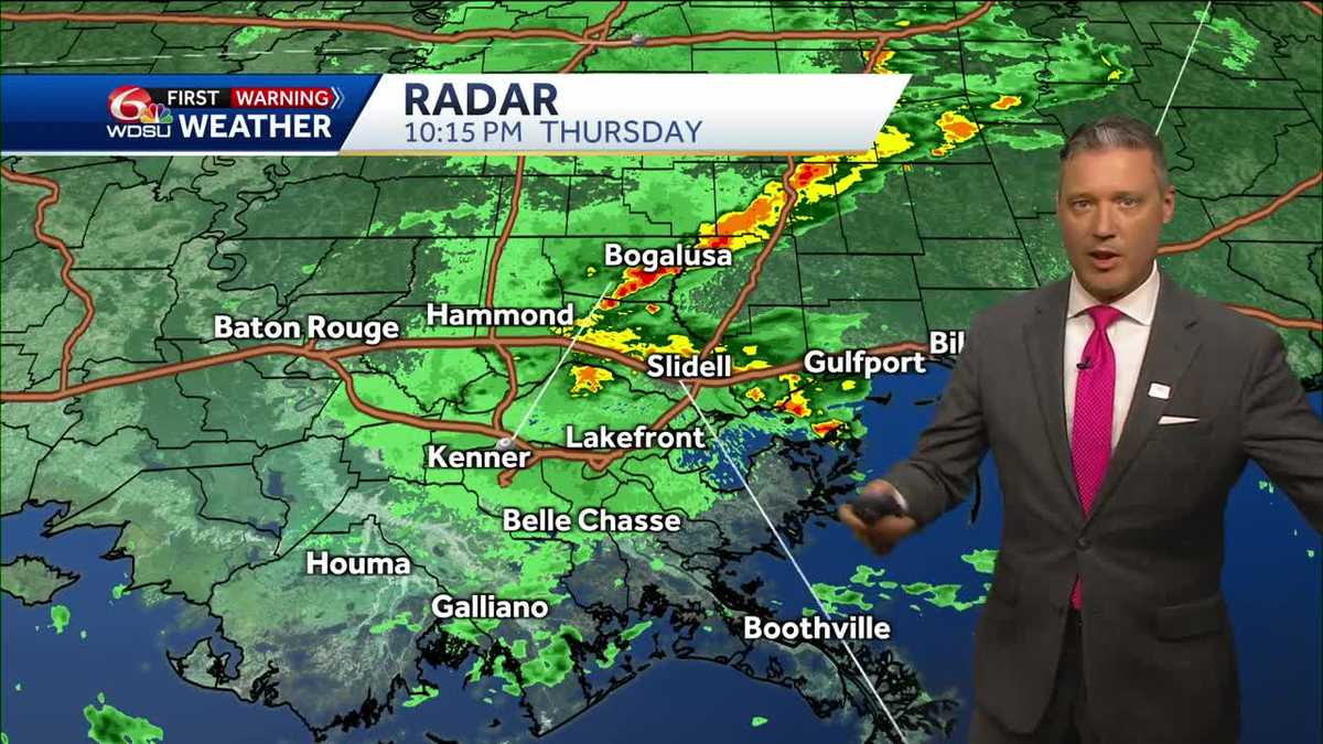 New Orleans forecast highs lows rain chances weekend forecast