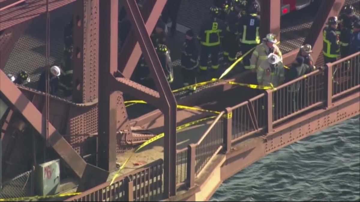 Woman killed crossing drawbridge in Boston