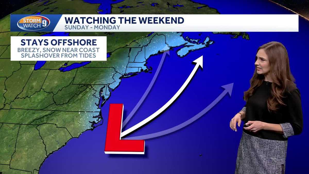 NH forecast video: Tracking coastal storm for weekend
