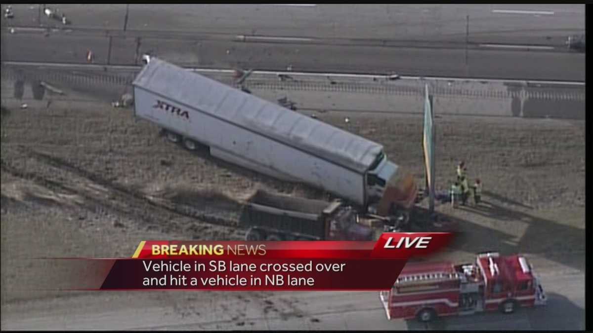 Hwy 41/45 crash caused by southbound driver who crossed median