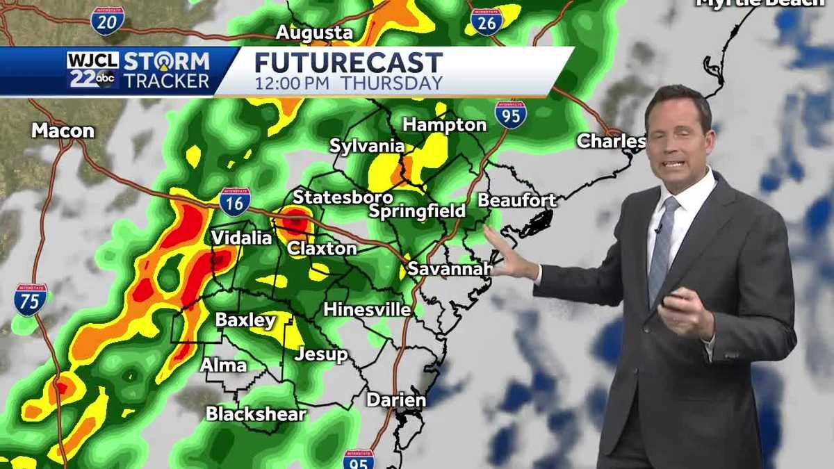 Thunderstorms arrive Thursday...the timing and possible impacts