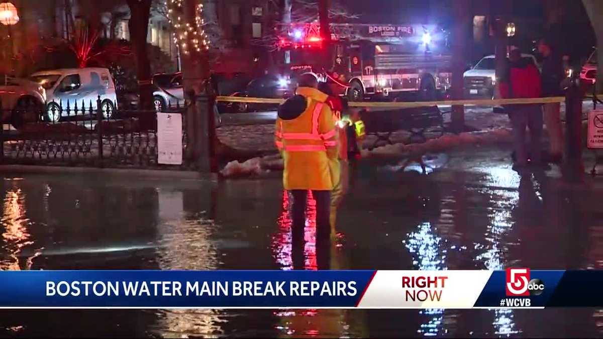 Repairs continue after water main break in Boston