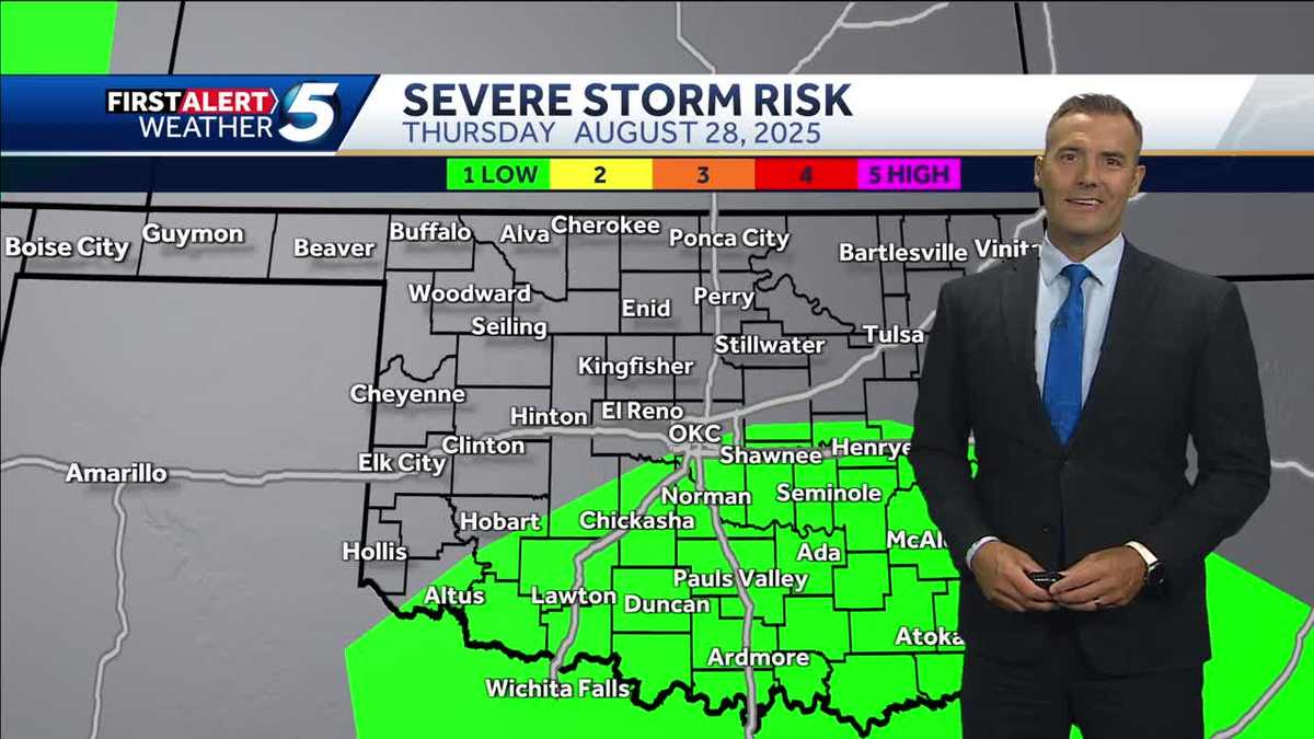 TIMELINE: More rain, severe weather possible for parts of Oklahoma on ...