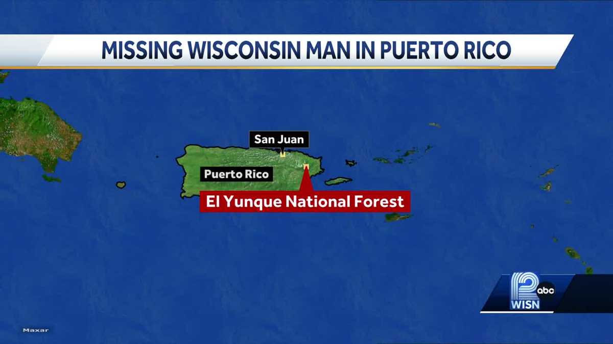 Wisconsin man missing in Puerto Rico