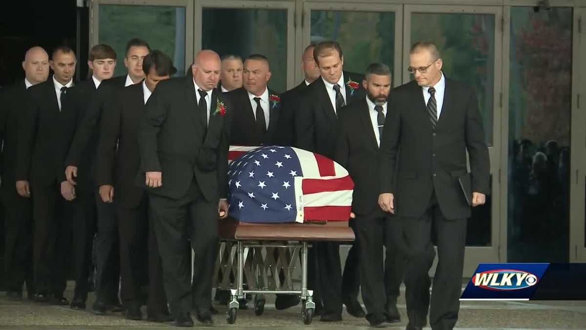 Funeral for LMPD police sergeant draws large crowd Funeral for LMPD police sergeant draws large crowd