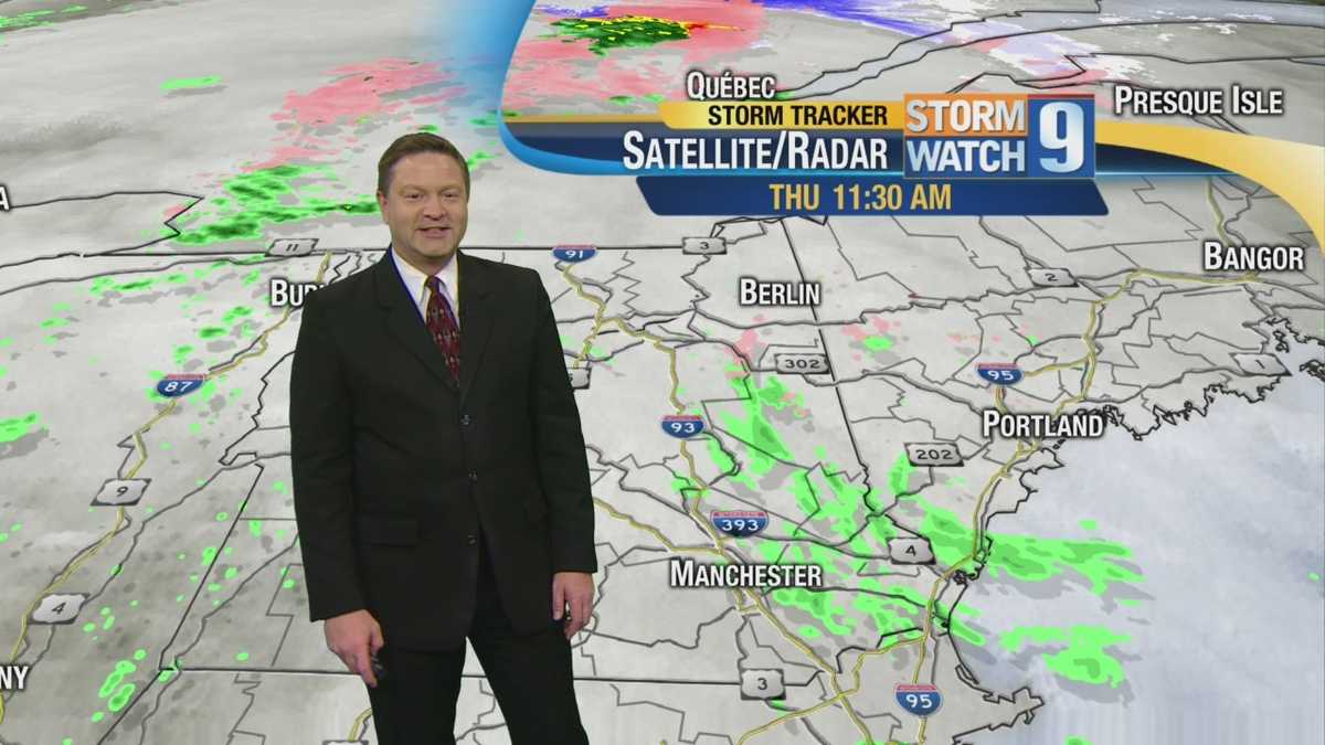 Scattered rain showers through evening