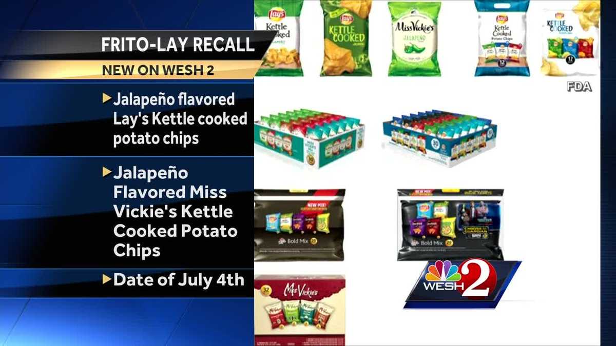 Frito-Lay issues recall over possible salmonella contamination