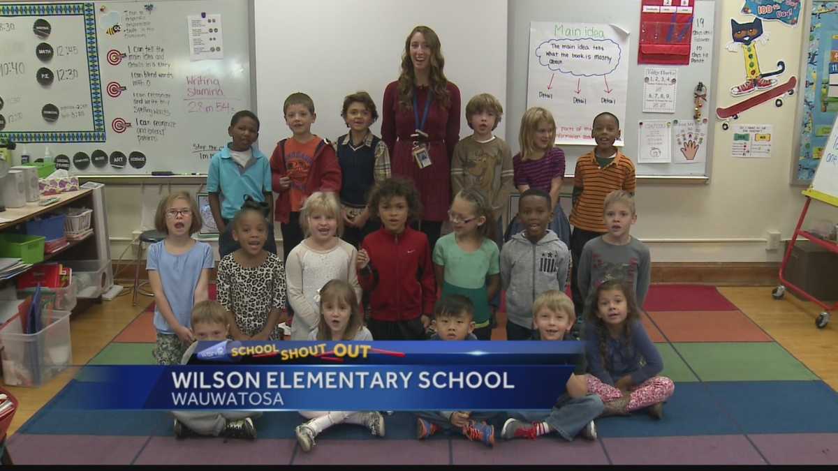 10/26 Shout Out: First grade, Wilson Elementary, Wauwatosa