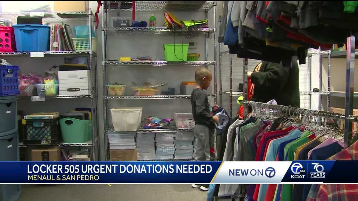 Locker #505 in dire need of donations for New Mexico students