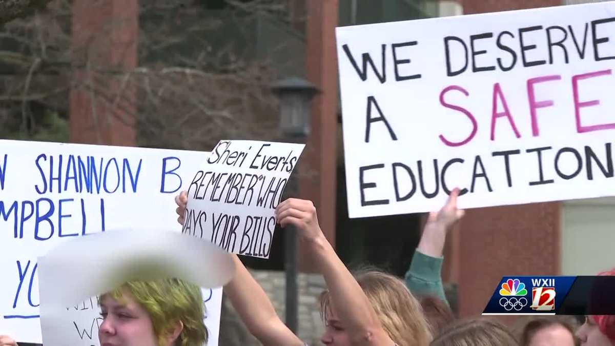 North Carolina: Appalachian State University art students protest ...
