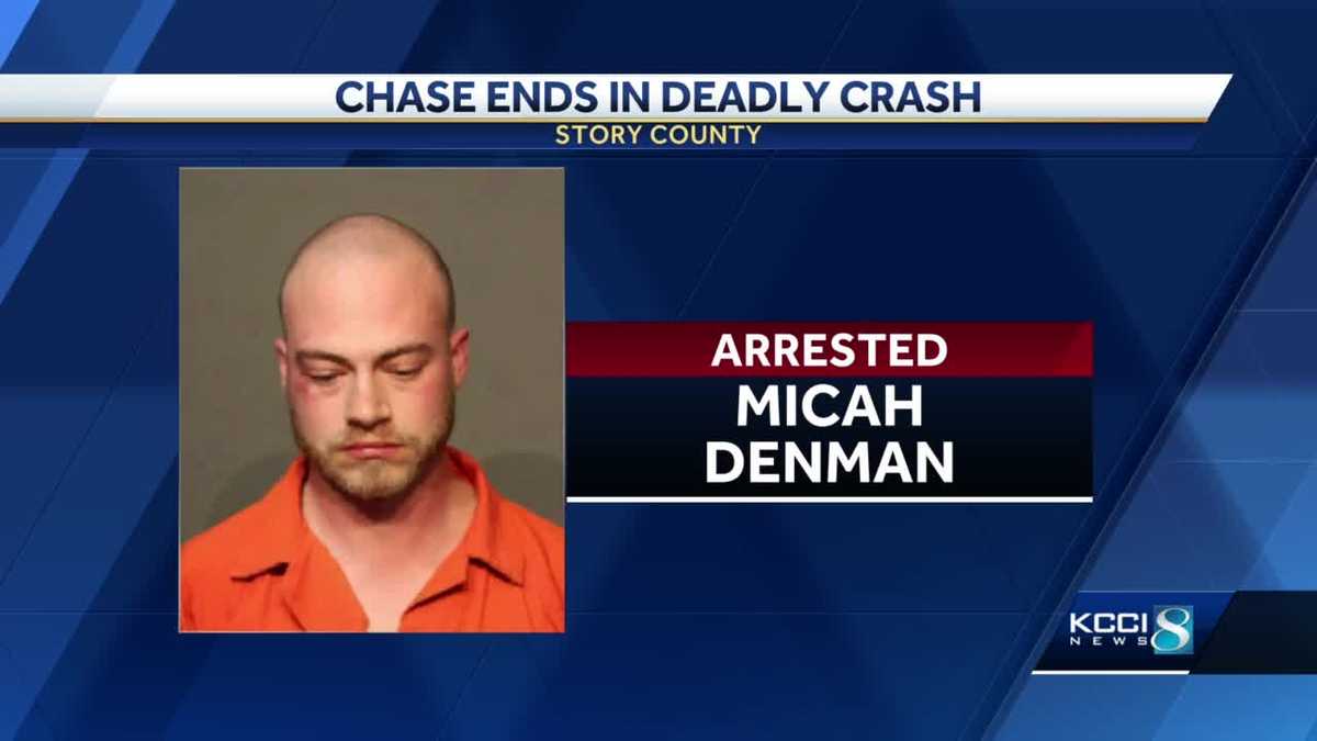 Iowa man charged with homicide by vehicle after chase leads to crash
