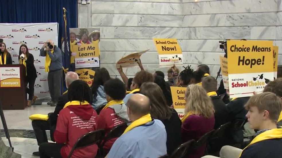 No progress on legislation as 'school choice' rally held in Frankfort
