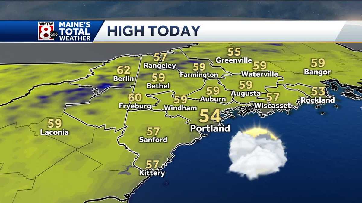 Clouds and some sun to finish the workweek