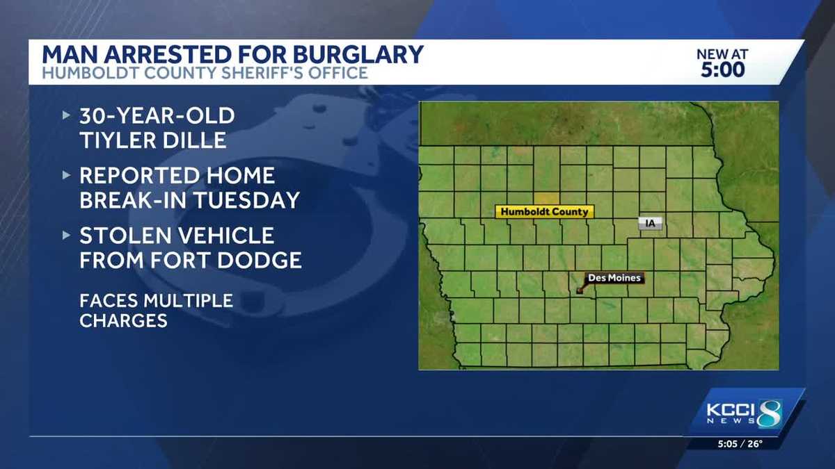 Man arrested after home break-in in Humboldt County