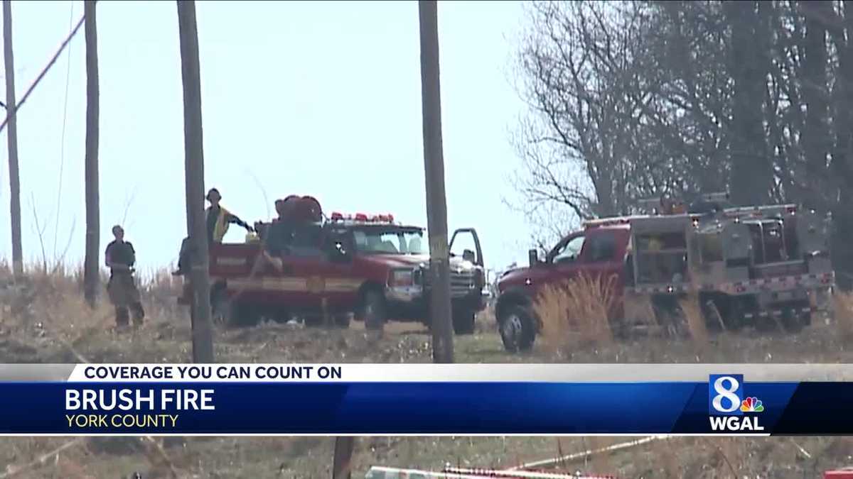 Brush fire in York contained