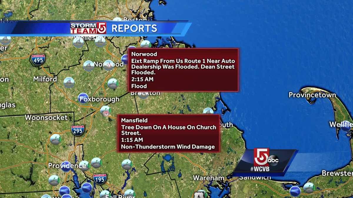 Widespread damage reported across state