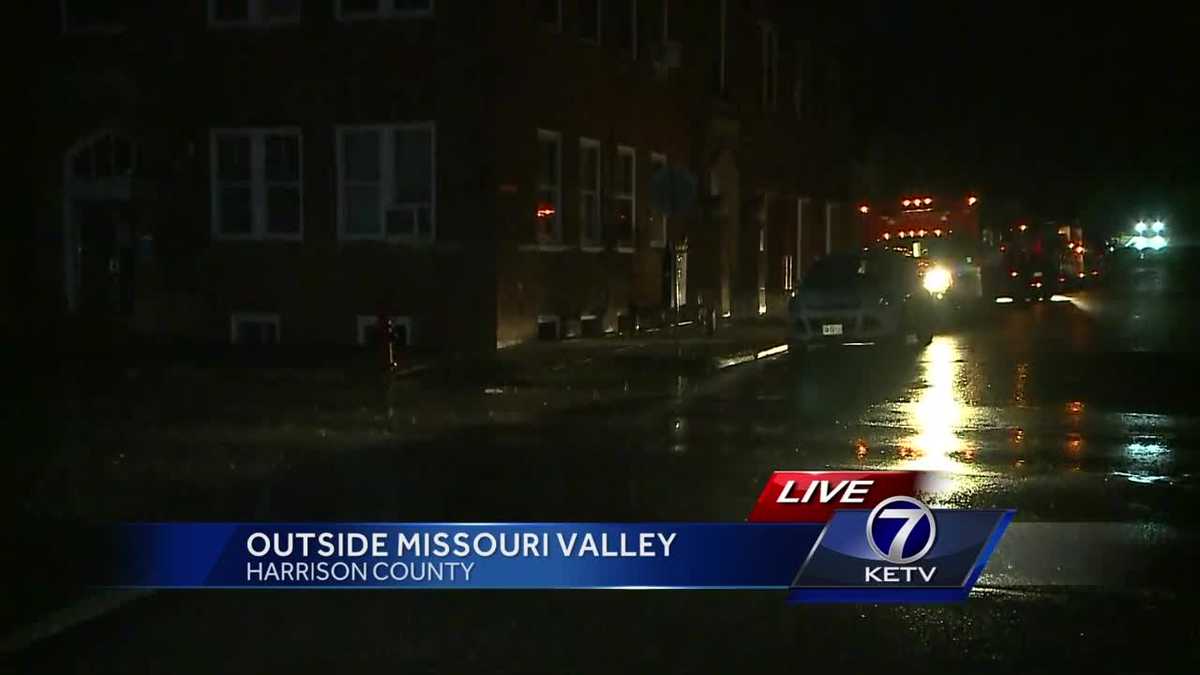 Michelle Bandur reports on severe weather outside Missouri Valley