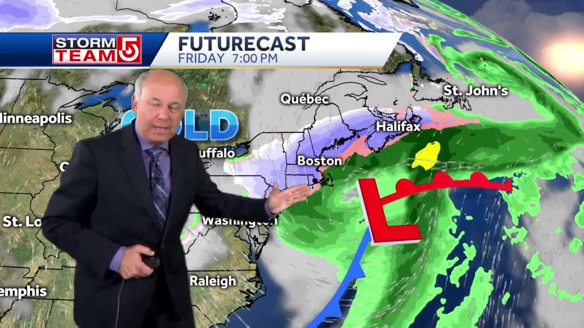 Video: Heavy rain, wind, snow threat from late-week storm